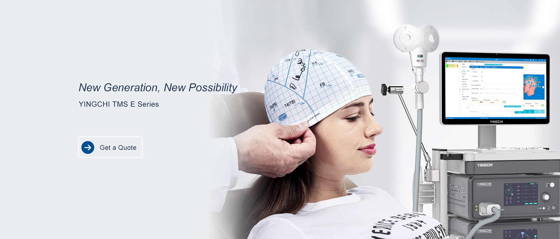 Advanced TMS System and Transcranial Magnetic Stimulator